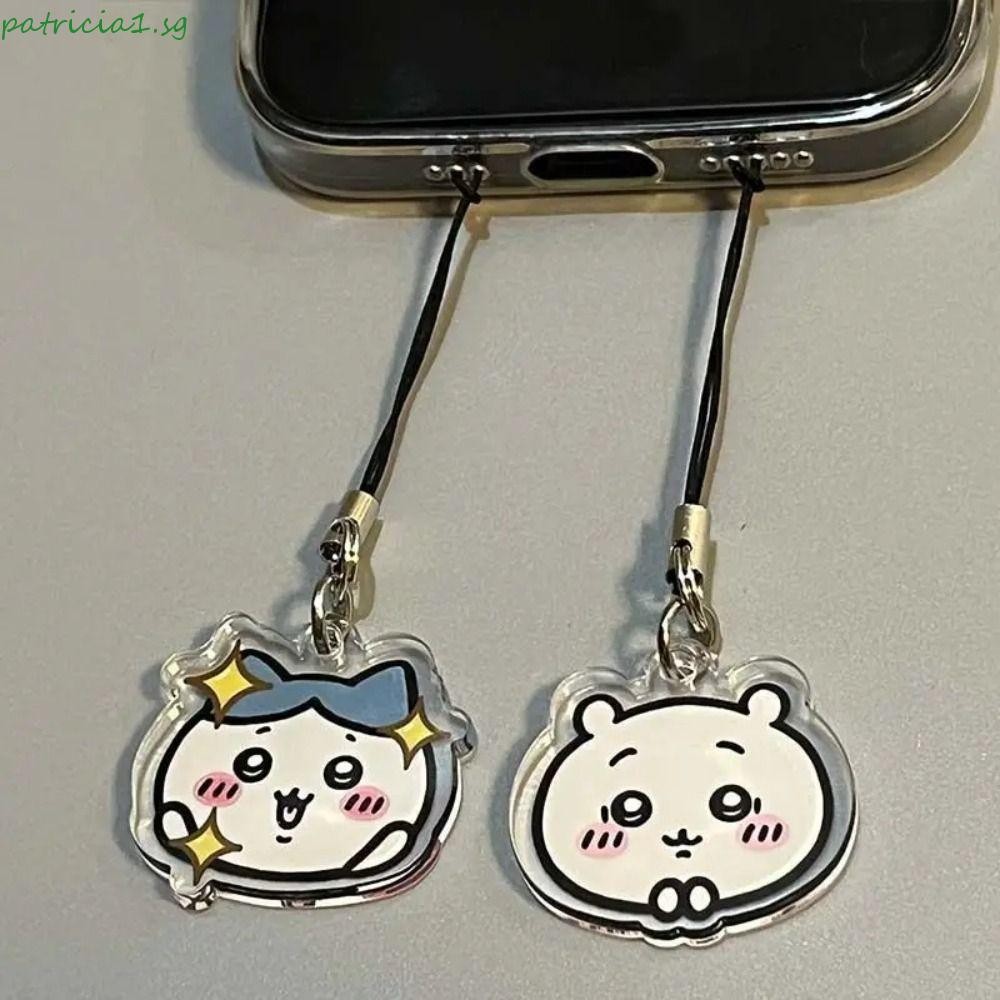 PATRICIA1 Anime Chiikawa Phone Chain, Momonga Rakko Kawaii Usagi ...