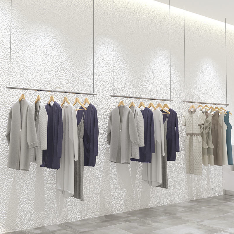 Clothing Store Display Stand Suspended Ceiling Shelf Hanging Women's ...