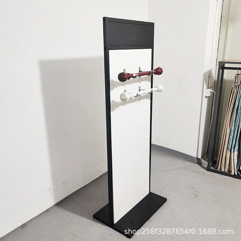 Curtain Roman Rod Display Stand Curtain Shop Sample Track Light Bar ...