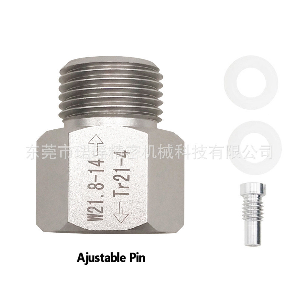 TR21-4 to W21.8 Soda Stream CO2 Regulator Carbonator Cartridge Cylinder Adapter | Shopee Singapore