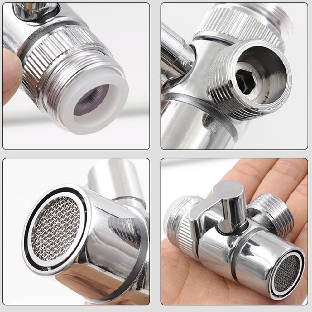[stock] Switch Faucet Adapter Kitchen Sink Splitter Diverter Valve ...