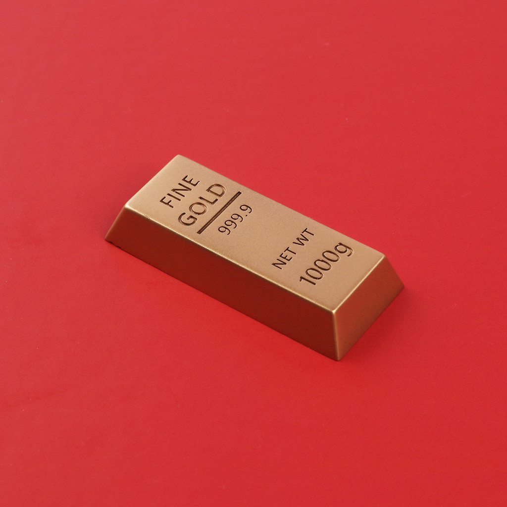 Shopee Official Gold Bar Personality Keycap Resin Material Height Enter ...