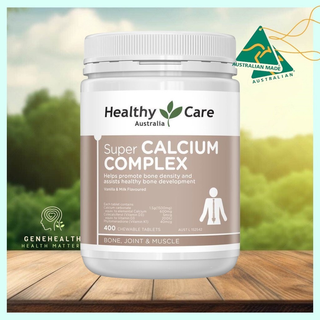 [AUS Direct Import] Healthy Care Super Calcium Complex 400 Chewable ...