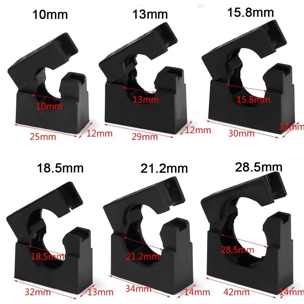 KAREN 5-Piece Utility Bellows Hose Clamps Pipe Mounting Fix Wiring Hose ...
