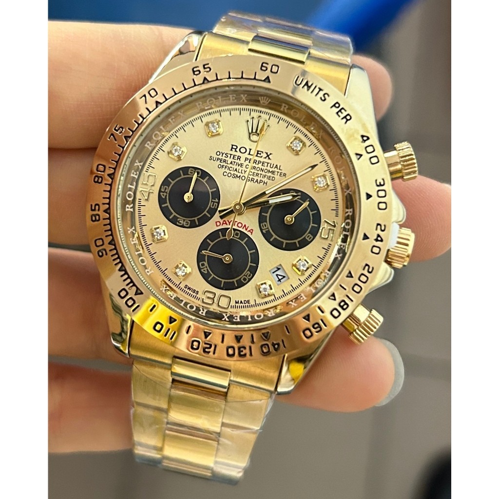 R ROLEX ROLEX Three Eyes Six Hands Date Display Stainless Steel Case ...