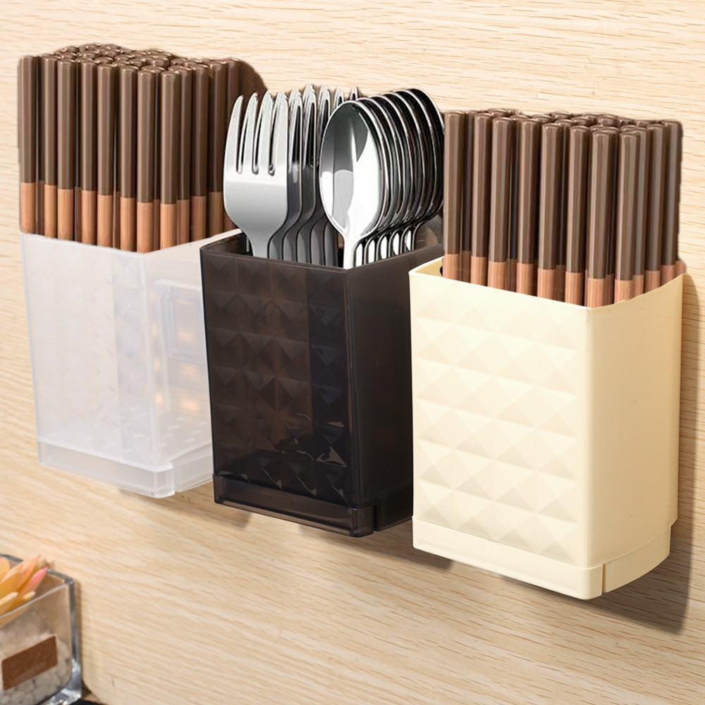 Chopstick Storage Box - Kitchen Utensil Rack - Freestanding Draining ...