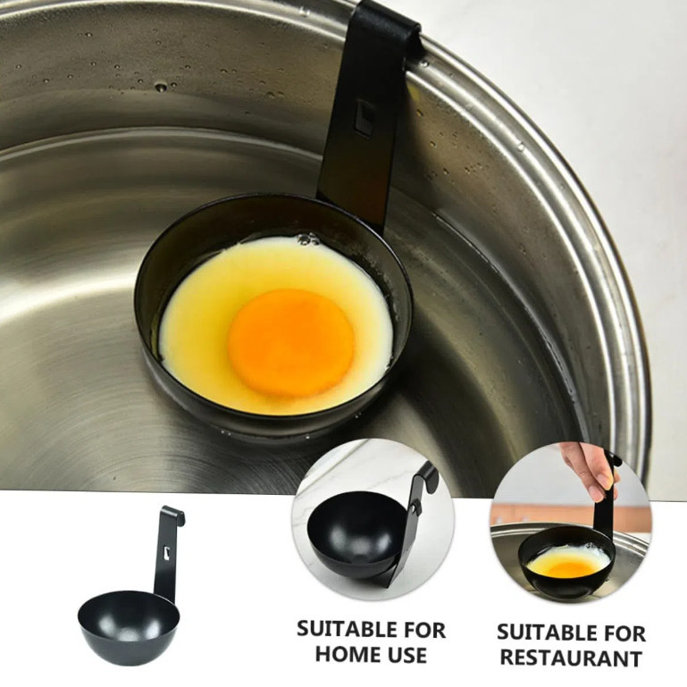 Hanging Stainless Steel Poached Egg Mould with Hook Egg Cooker Steamed ...