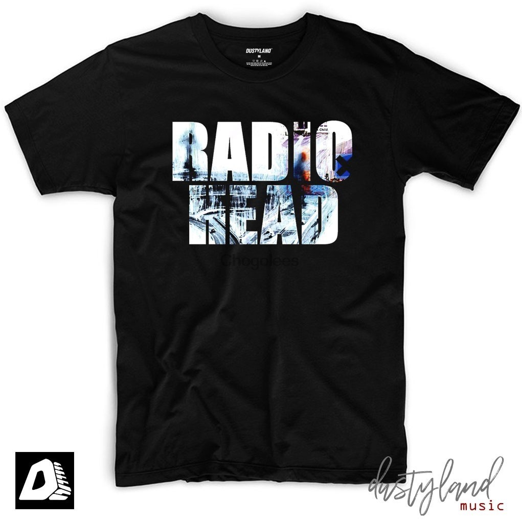 Band RADIOHEAD OK COMPUTER FONT T Shirt | Shopee Singapore