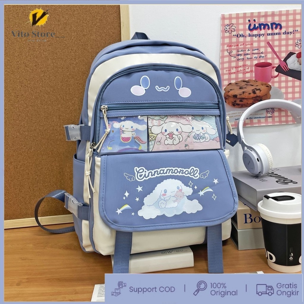 Kuromi Backpack Sanrio School Bag Character Children's Backpack ...