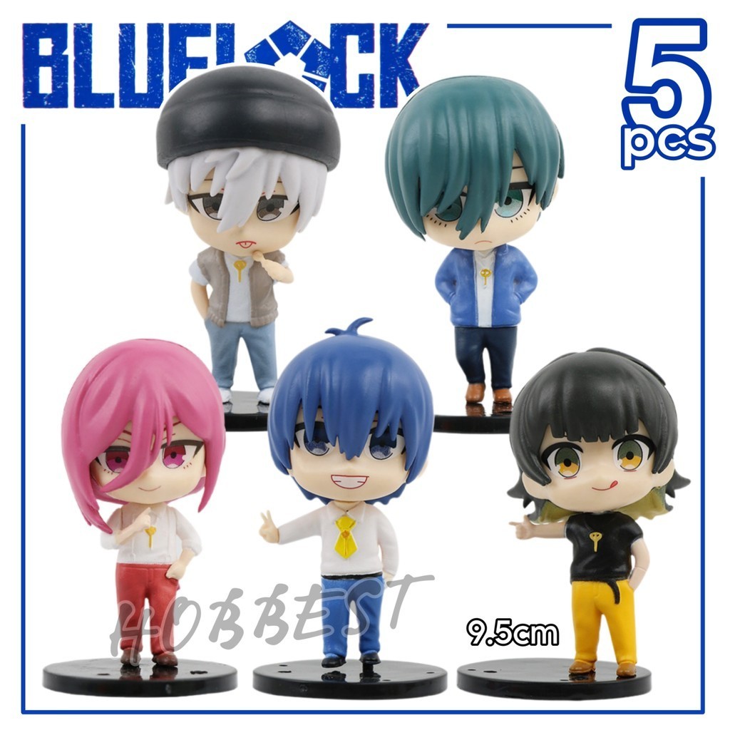 Action Figure BLUE LOCK set Of 5pcs - Miniature Cake Topper Toy Display ...