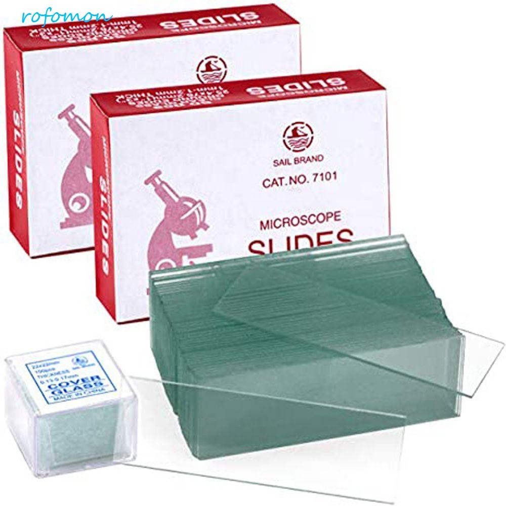 ROFOMON Microscope Slides Laboratory Sample for Children Student ...