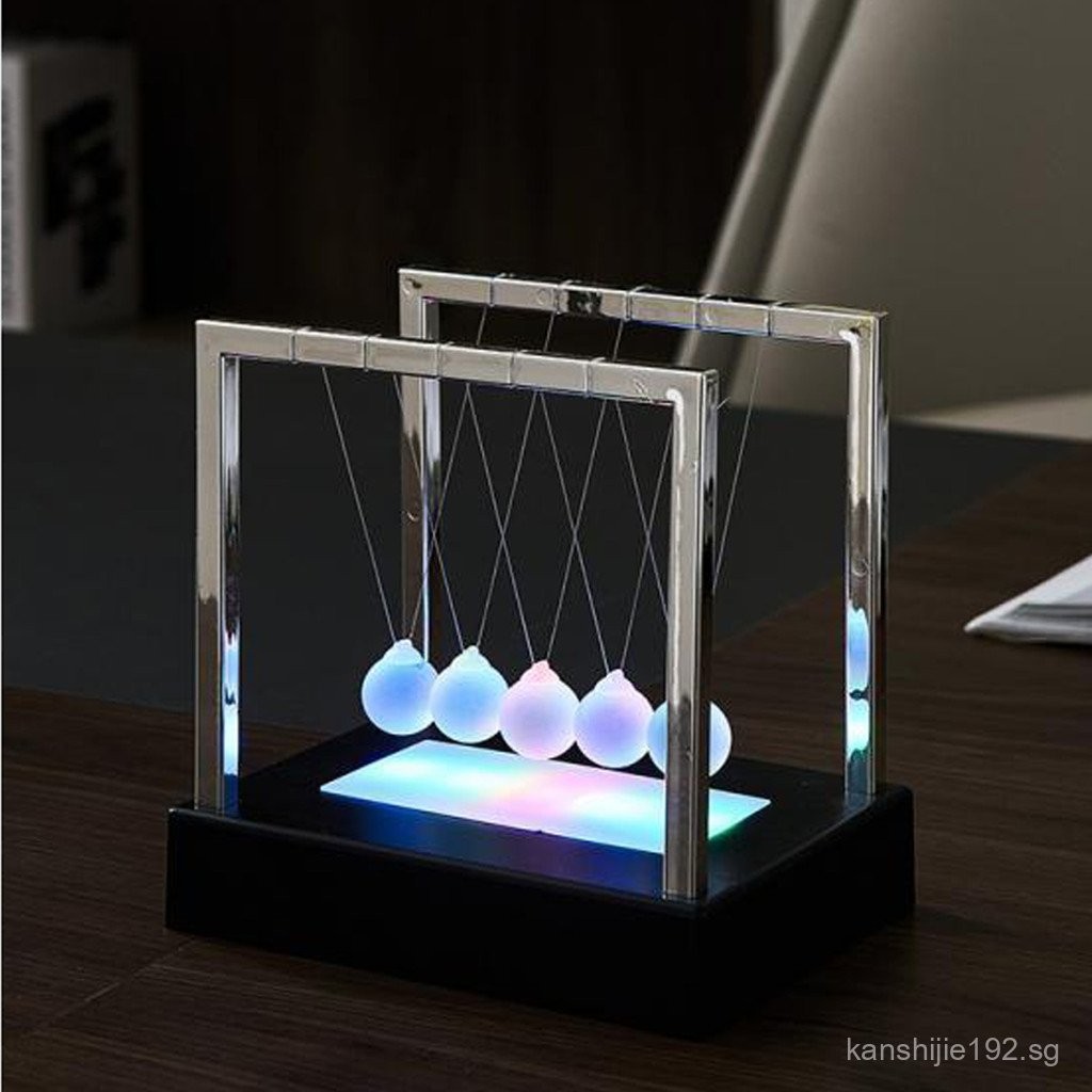 [3088Positive Review]Creative Newton Pendulum Ball Small Ornament Perpetual Motion Machine ...