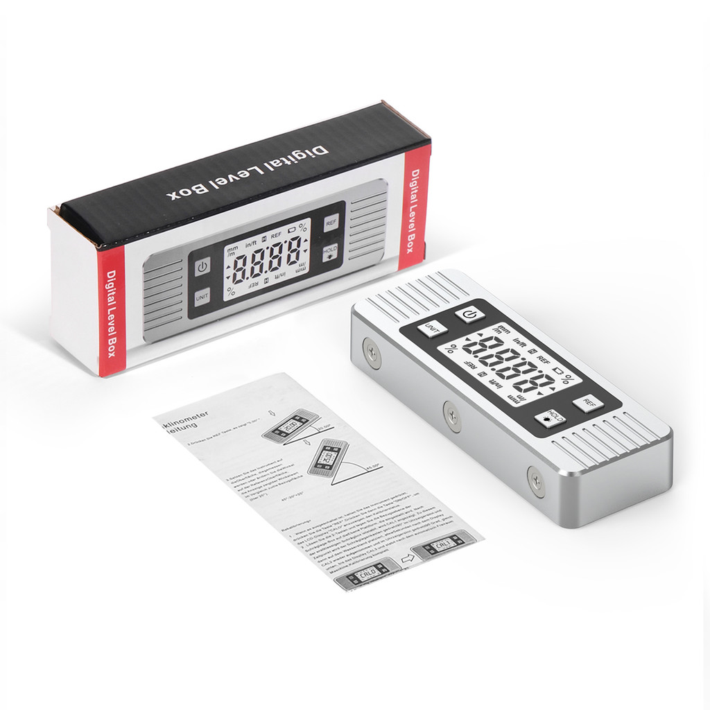 Digital Angle Gauge Magnetic Protractor Inclinometer Level Angle Finder ...