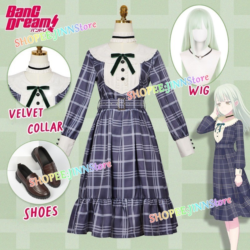 -Jin-Bang Dream Motis Costume Costume Women Lori jk uniform skirts ...