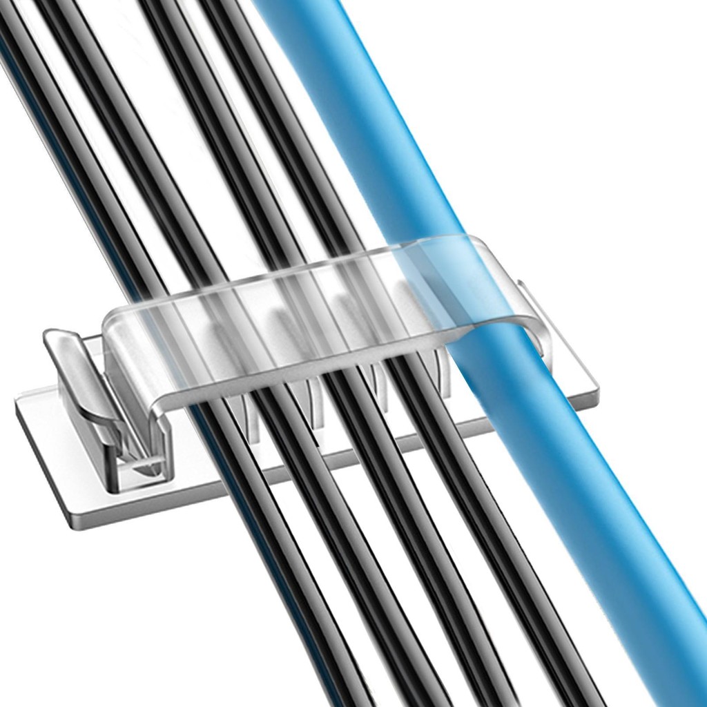 Cable Management Clips No Mess Wire Cord Holder Self Adhesive Cable ...