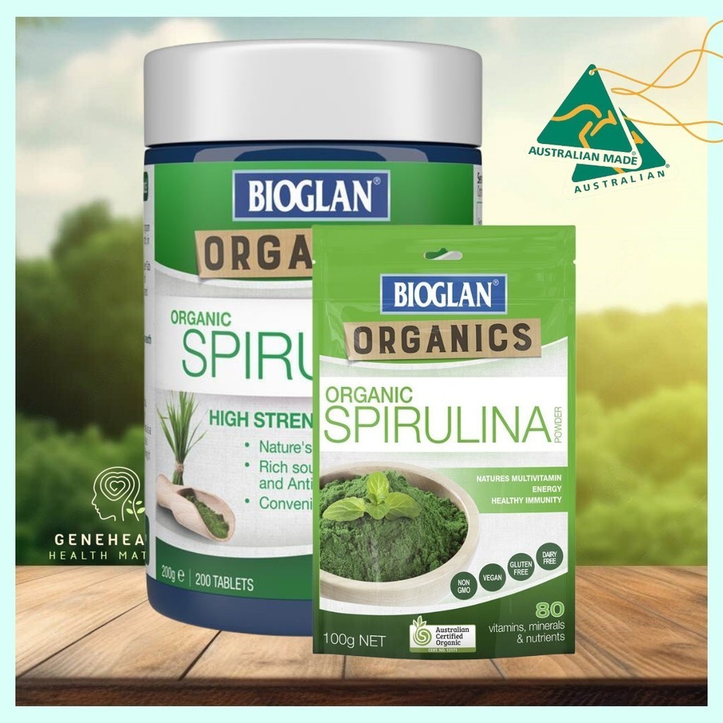 [AUS Direct Import] Bioglan Superfoods Organic Spirulina Energy ...