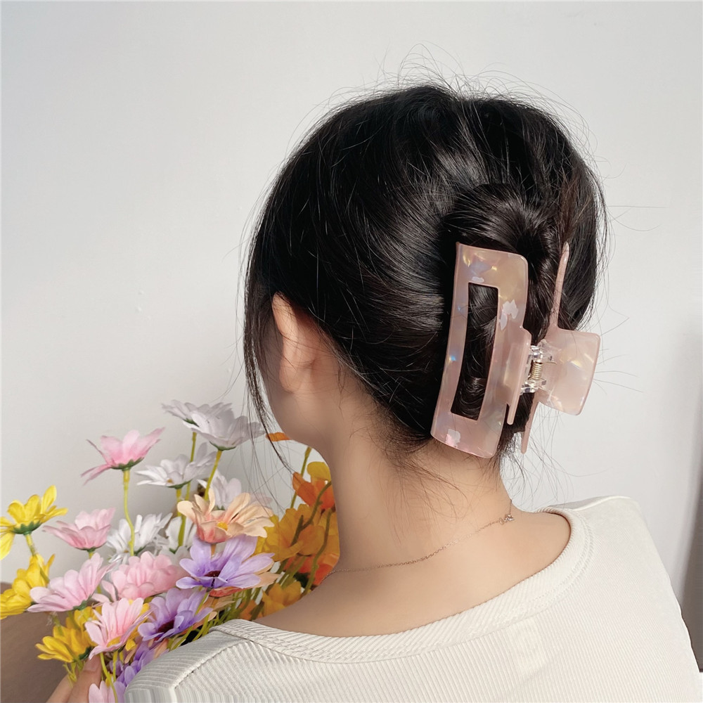 A HELLO GIRL Symphony Mermaid Shark Clip Korea Large Imitation Acetic ...