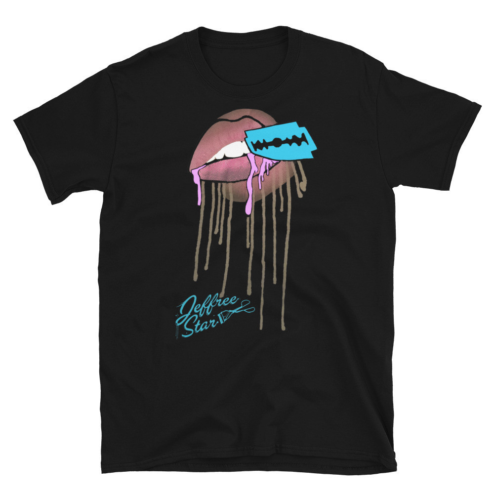 Jeffree Star Lips & Razorblade Beauty Killer Band T-Shirt | Shopee ...