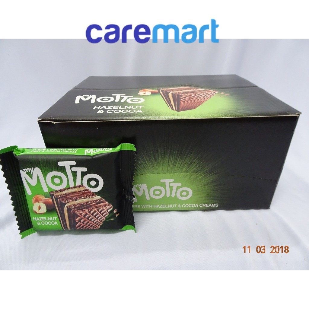 MOTTO SUPER RICH HAZELNUT CHOCOLATE WAFER (34G/20 PACKS) | Shopee Singapore