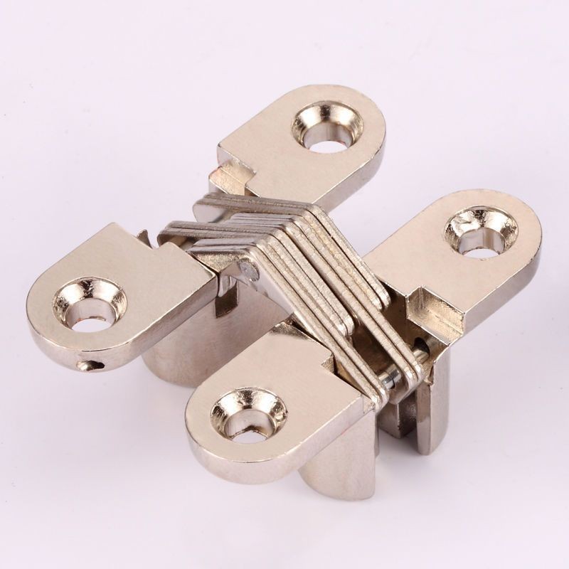 Hidden hinge cross hinge Golden dining table invis Hidden hinge cross ...