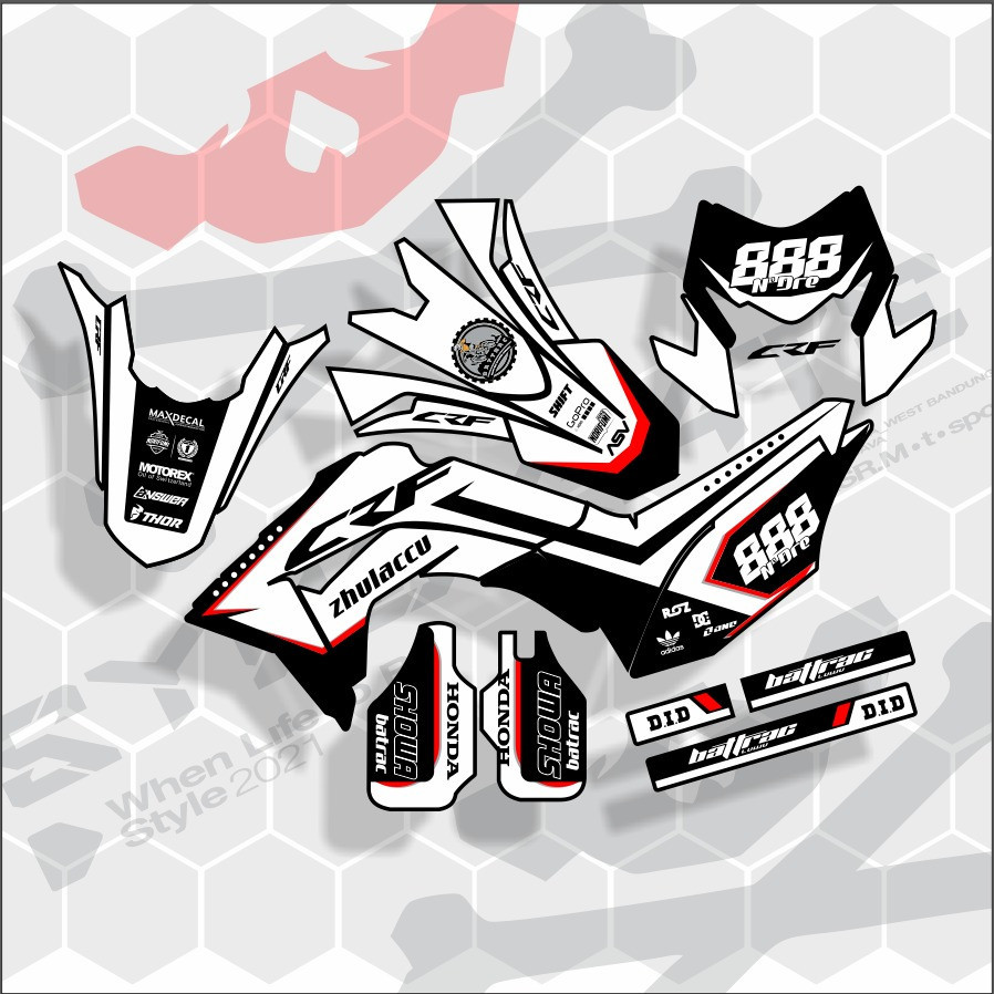Decal/sticker CRF150L- WR155/Gordon/ D'Tracker /CRF /KLX BF full body ...