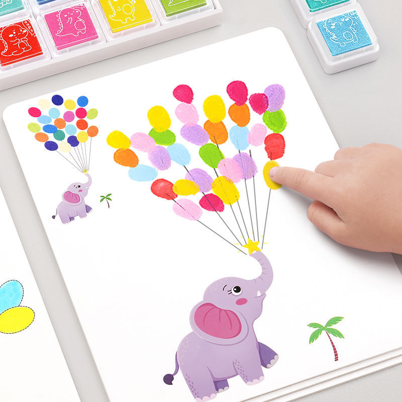Children Finger Picture Book Kindergarten Graffiti Creative Baby ...
