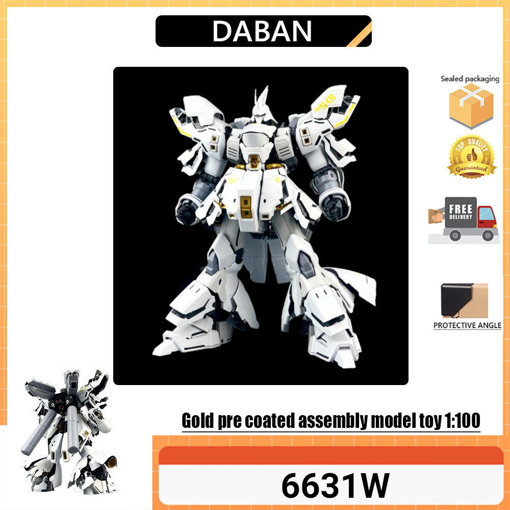 Daban 6631W G sazabi 1: 100 Kazabi Gold Pre-Coating Assembled Model Toy ...
