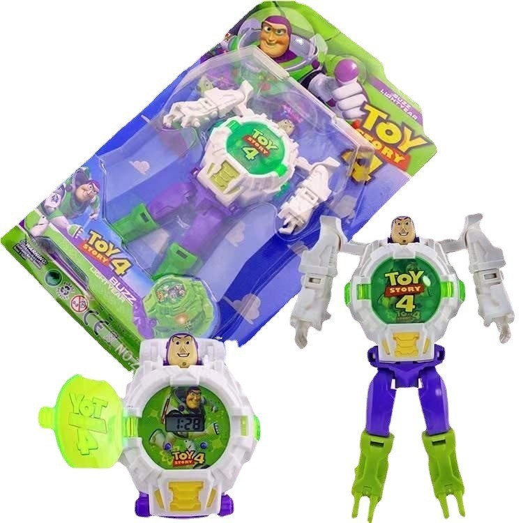 Buzz Lightyear Kids Transformer Projector Watch with 24 Image, Disney ...