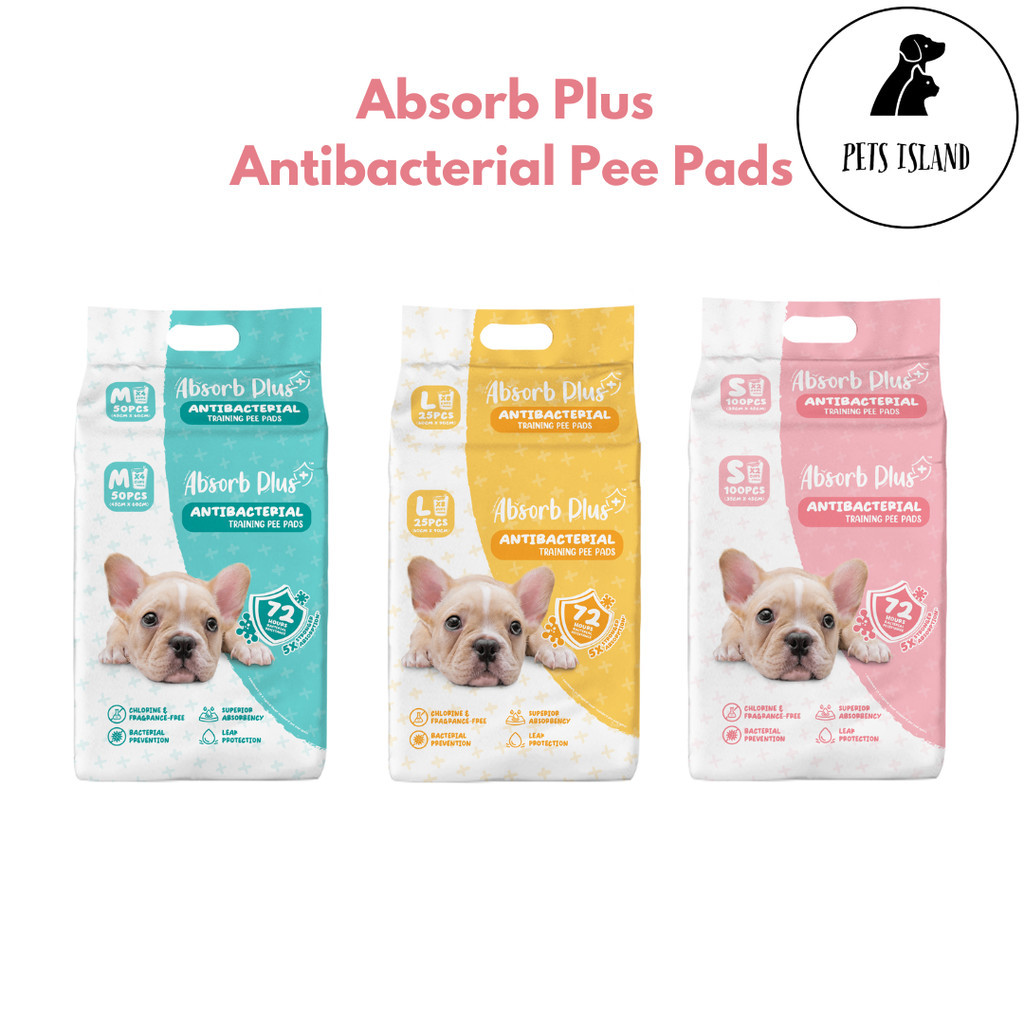 Absorb Plus Antibacterial Pet Sheets (S,M,L size) | Shopee Singapore