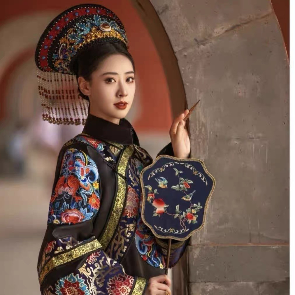 Spring New Traditional Clothing Qing Han Women Chun Gong Printed Qi ...