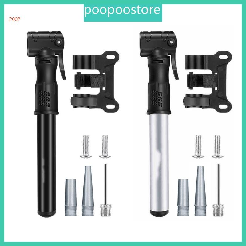 POOP Pressures Mini Cycle Air Pumps with Balls Needle Bicycles Tyre ...