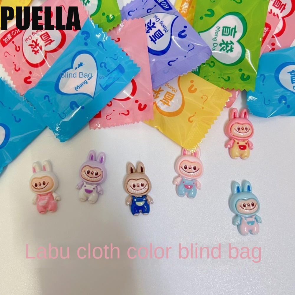PUELLA 20Pcs Labubu Figurines Miniatures, Light in The Dark Resin Mini ...