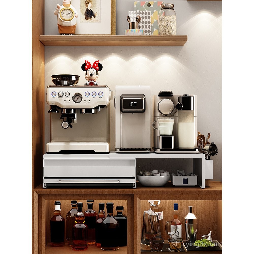 Home Coffee Machine Storage Rack Desktop Water Dispenser Layered Rack ...