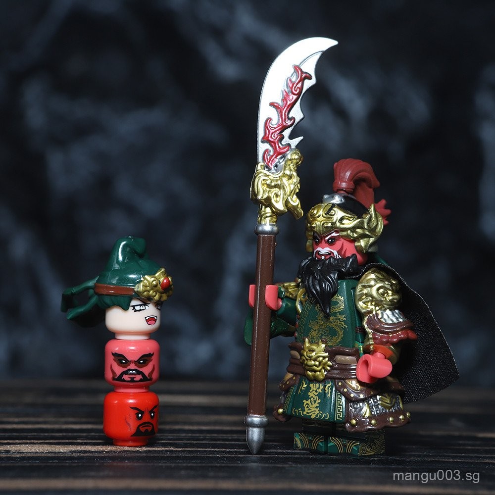 Three Kingdoms Xia Five Tiger Generals Ancient Soldiers Third-party Minifigures Guan Yu Zhao Yun ...