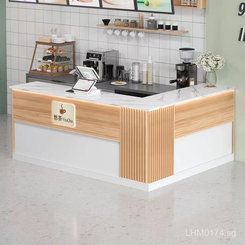 Corner Shop Cake Restaurant Reception Desk Dessert Shop Front Desk ...