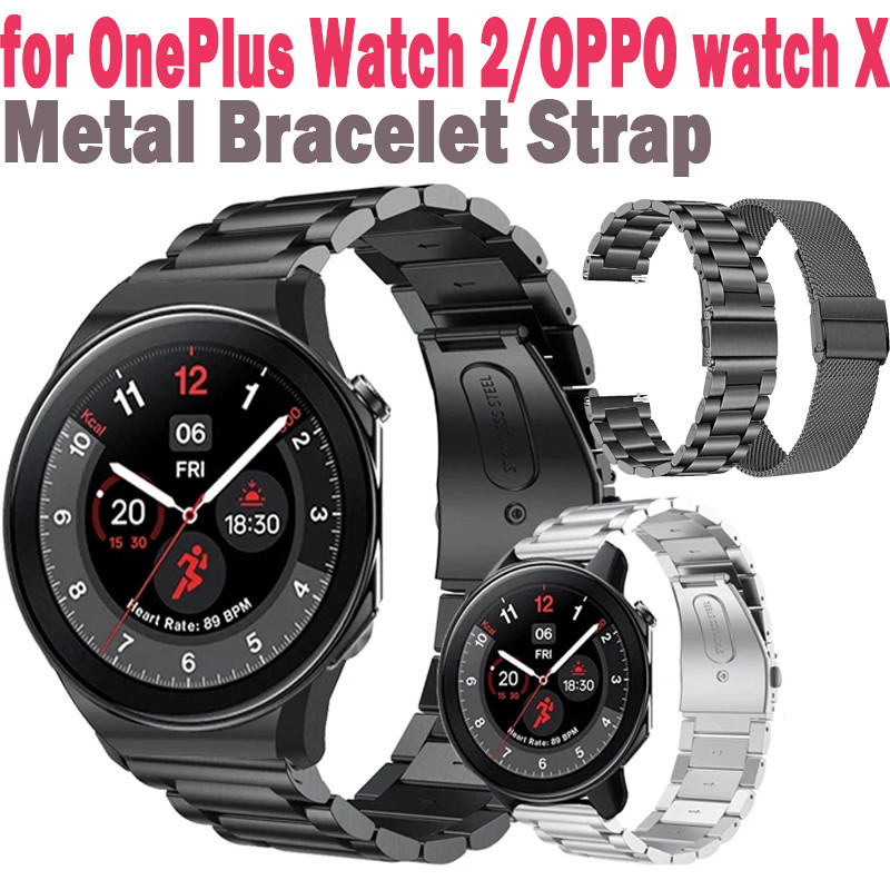 22mm Watch Bracelet Strap for OnePlus Watch 2 Smartwatch Stainless ...