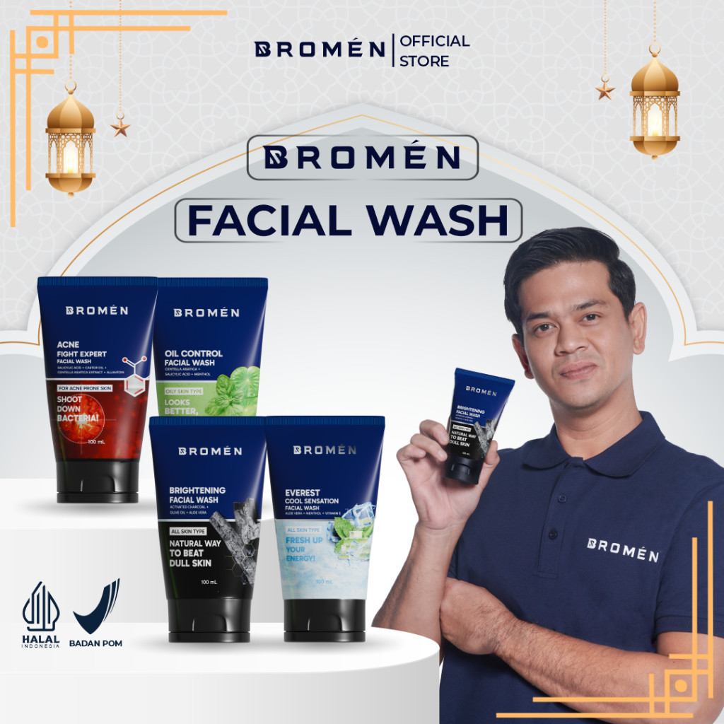 Bromen - Facial Wash (Facial Wash Soap For Dull, Acne-Prone Skin and ...