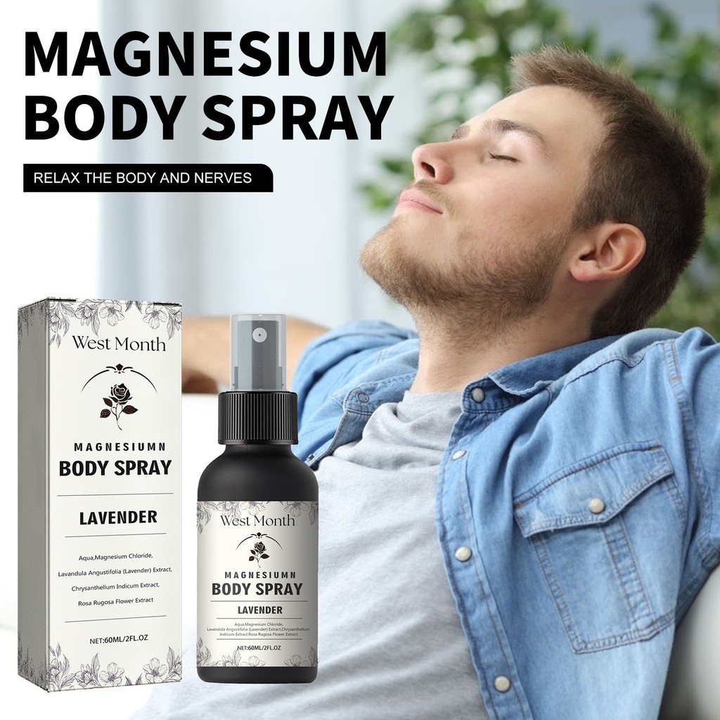 Relaxing Care Magnesium Oil Body Spray Relieve Muscle Tension And ...