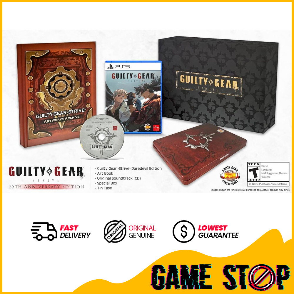 PS5 Guilty Gear Strive 25th Anniversary Edition English Version 聖騎士之戰 ...