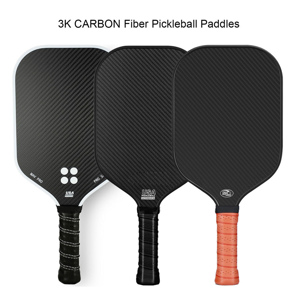 3K Carbon Fiber Pickleball Paddles CFS 13MM/16MM USAPA Approved ...