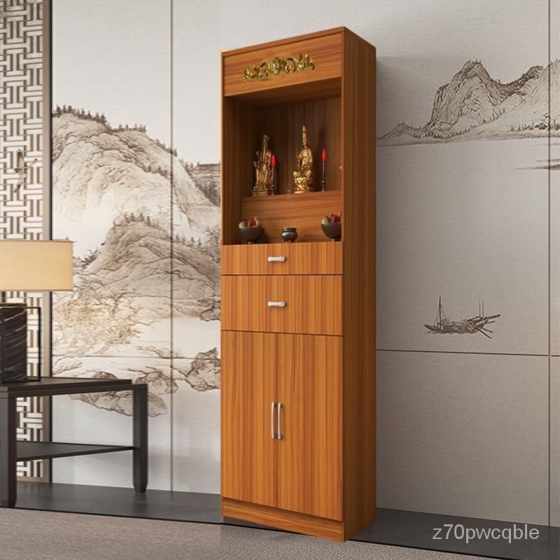 Buddha Niche Clothes Closet Altar Altar Solid Wood Altar God of Wealth ...