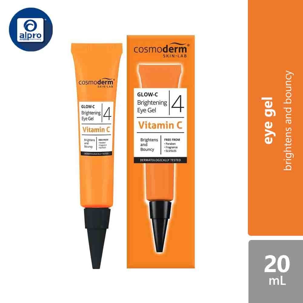 COSMODERM Glow-C Brightening Eye Gel 20ml | Vitamin C / Brightens and ...