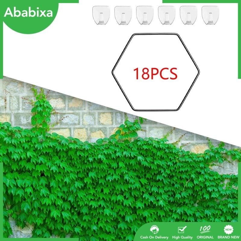 [Ababixa] Indoor Plant Trellis Hexagon Chain Trellis Metal Houseplants ...