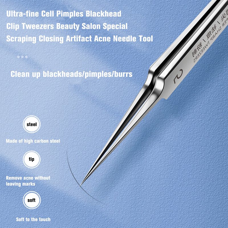 5-in-1 Stainless Steel Acne Clip set German Ultra-fine No. 5 Cell ...