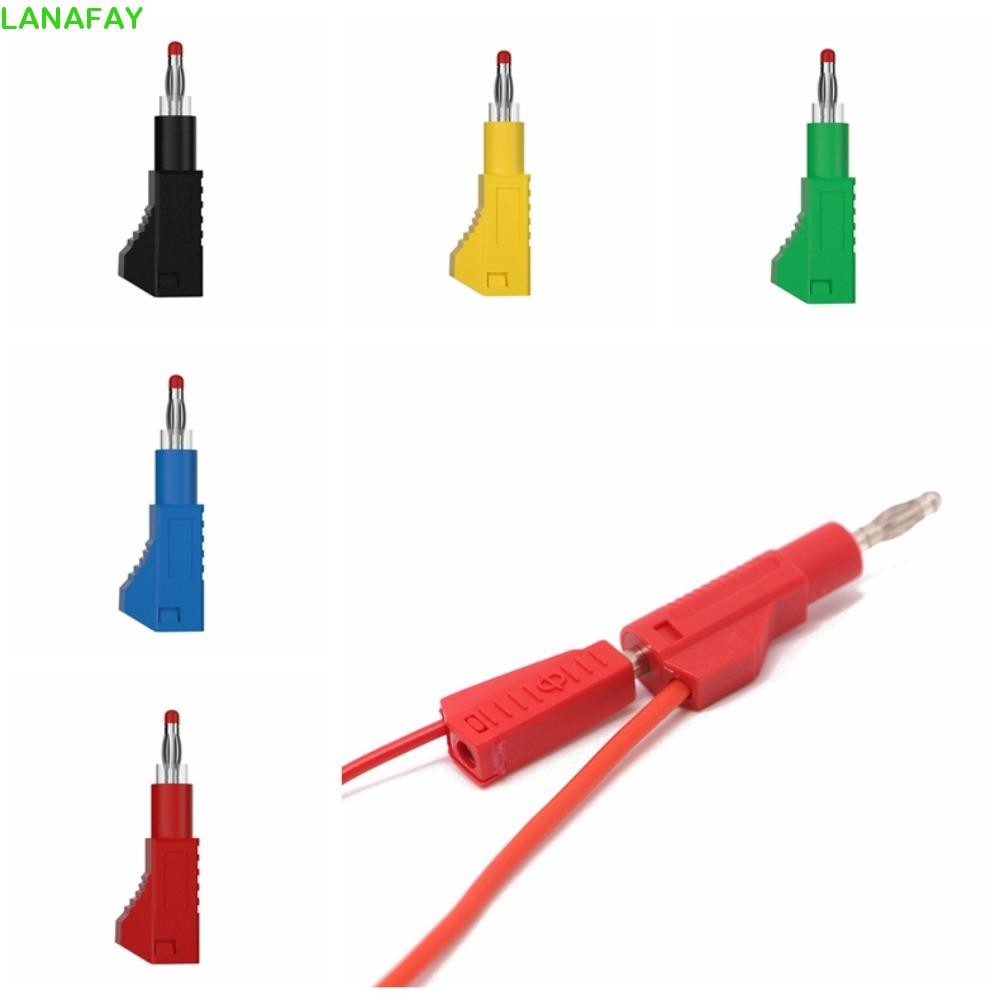 LANAFAY Banana Plug, Continuable Insertion with Transparent Sheath ...