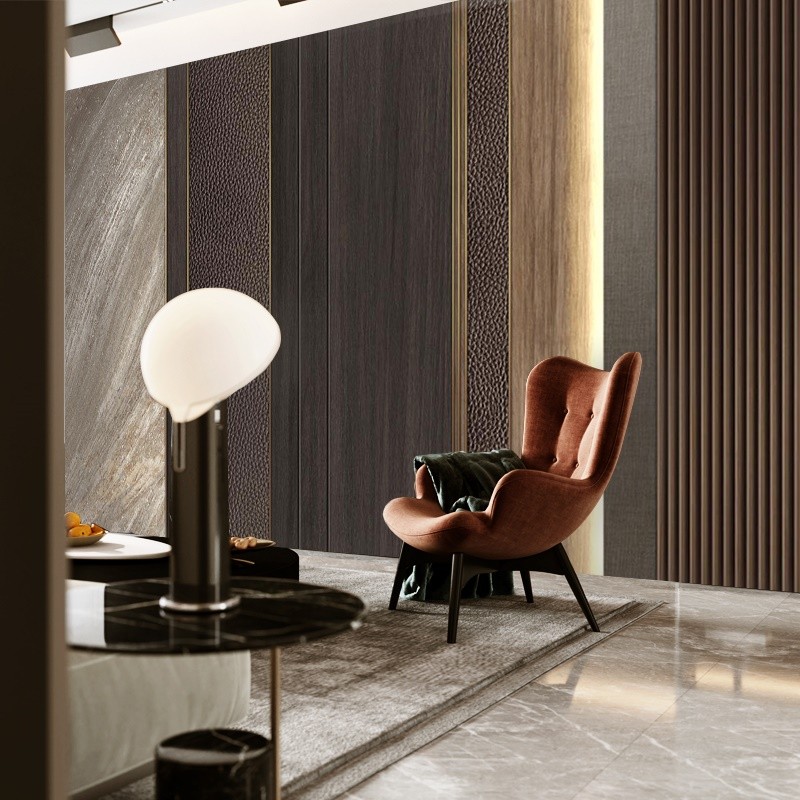 High-End Wall Panel Wallpaper Living Room Sofa Modern Simple Wall ...