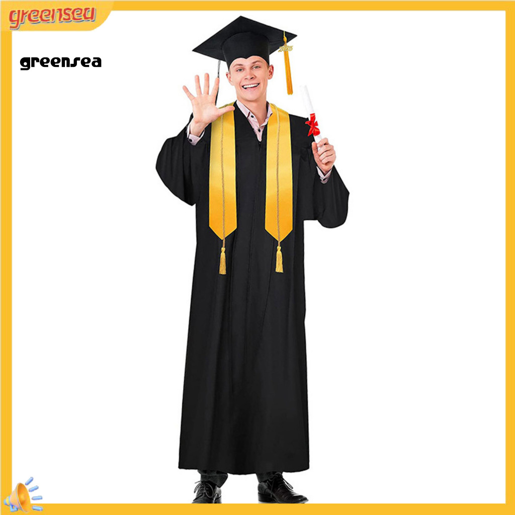 greensea| Memorable Graduation Ceremony Attire Graduation Robe 2025 ...
