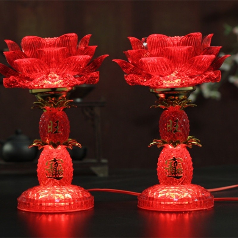 led Buddha Lamp God Light Worship Home Fairy Lamp Bye-Bye Electric ...