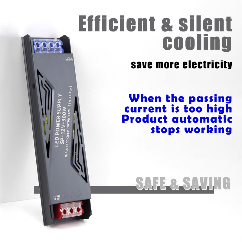 Premium Slim 12V 24V LED Driver Strip Cove Light Super Slim Ultra Thin ...