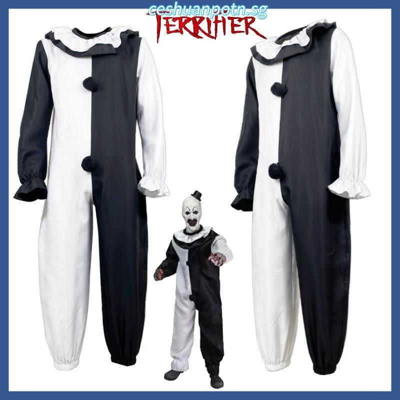 GLENES Clown Cosplay Mask, Scary Bloody Full Face Latex Mask, Unique ...